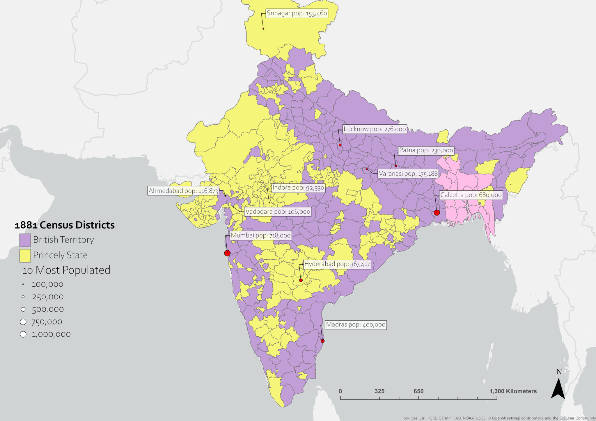 Digitization of Indian Census Districts 1872 to Present – Appraising Risk